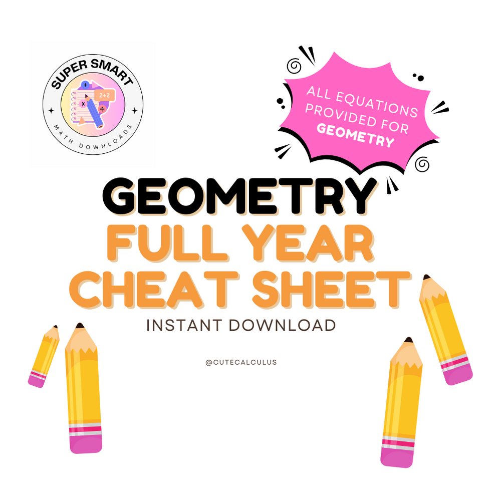 Geometry Essential Study Materials – Cute Calculus